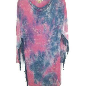 Ragdoll & Rockets | Tops | Ragdoll Rockets Boho Hippie Tie Dye Fringe ...
